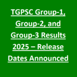 TGPSC Group 3 Result 2025 Announced check GRL list-TGPSC Group 3 ...
